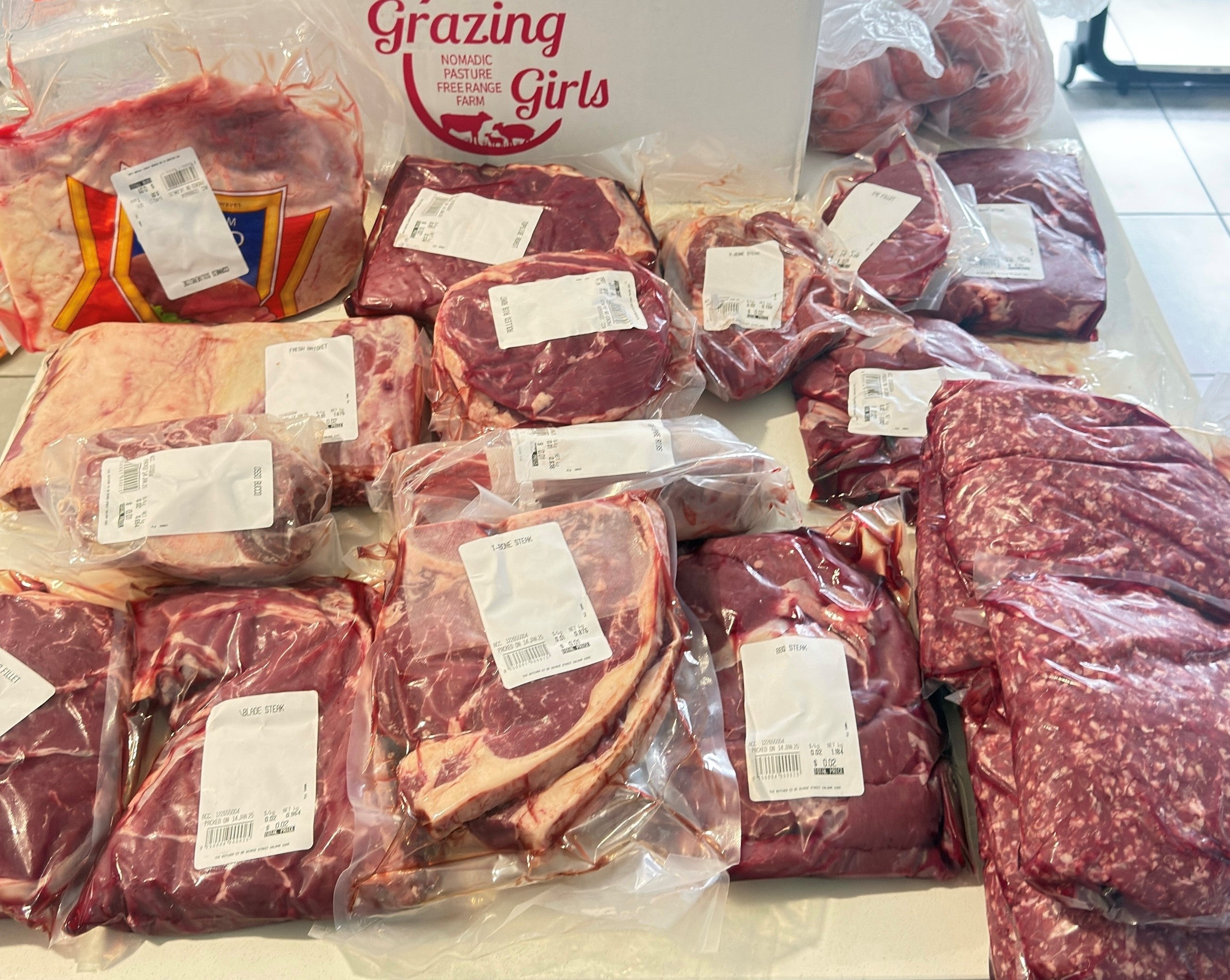 1/8 Beef Box (DEPOSIT ONLY) – Grazing Girls Pty Ltd